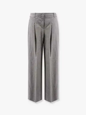 BOSS Melange Wool Blend Trousers - Multicolor