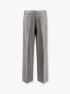 BOSS Melange Wool Blend Trousers - Multicolor