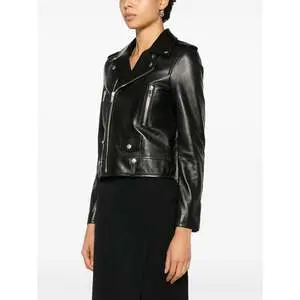 Saint Laurent Lambskin Motorcycle Biker Jacket