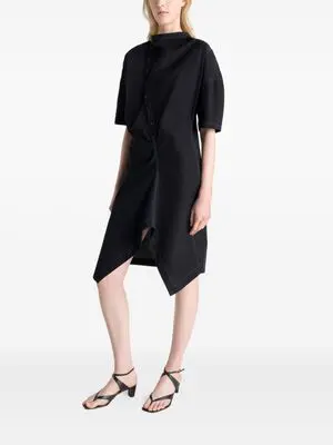 LEMAIRE Cotton Asymmetrical Hem Dress