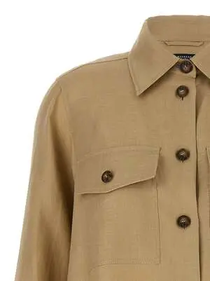 Max Mara Wikpomposa Linen Shirt