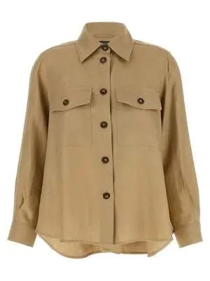 Max Mara Wikpomposa Linen Shirt