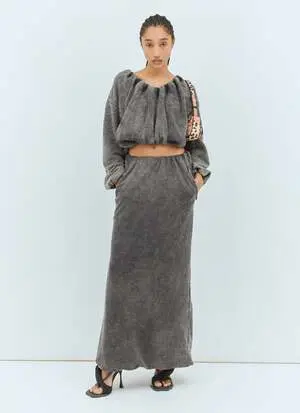 DIESEL® O-tulip Maxi Skirt - Gray