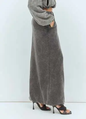 DIESEL® O-tulip Maxi Skirt - Gray