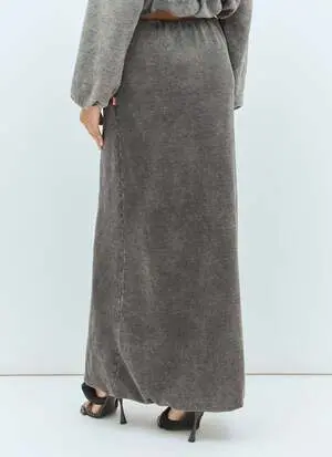 DIESEL® O-tulip Maxi Skirt - Gray
