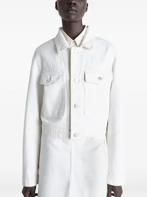 LEMAIRE Cropped Denim Jacket - Multicolor