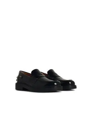 TOD'S Leather Loafers - Black