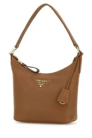 Prada Deer Leather Shoulder Bag