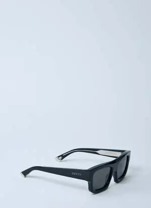 Gucci Rectangle Frame Sunglasses - Black