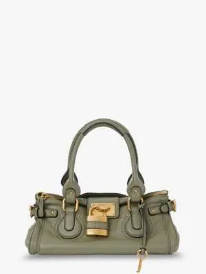 Chloé CHLOE Paddington Leather Shoulder Bag Multicolor