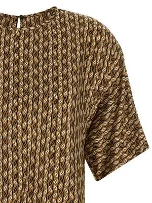 Max Mara Mxmnordica Silk Blouse - Brown