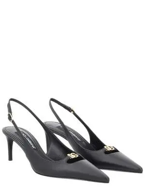 Dolce & Gabbana Leather Slingback Heels