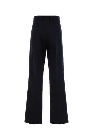 Prada Navy Cotton Pants - Blue