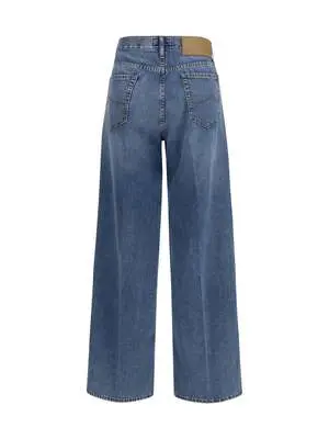 Jacob Cohen Wide Leg 5 Pocket Jeans - Blue