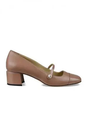 JIMMY CHOO Elisa 45 Pumps With Pearl Embellishment - Brown
