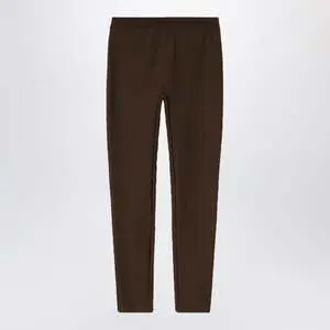 Gucci Gg Jacquard Jersey Leggings - Brown