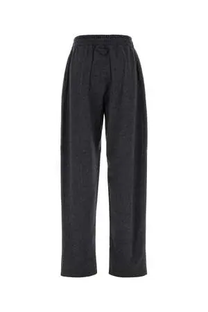 Prada Wool Blend Drawstring Pants - Gray