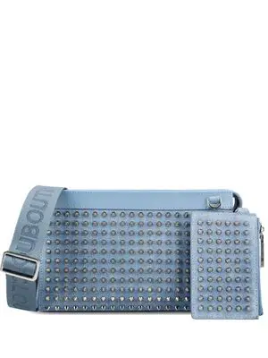 CHRISTIAN LOUBOUTIN Funky Leather Crossbody Bag With Stud Detailing - Multicolor