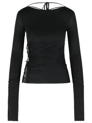 Blumarine Lace Up Sweaters For Women
