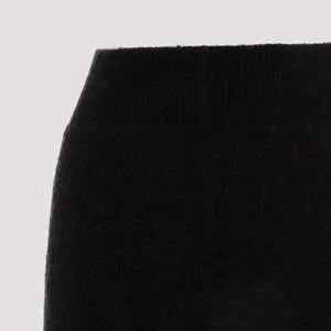 Rick Owens Alpaca Blend Pillar Skirt With Slit