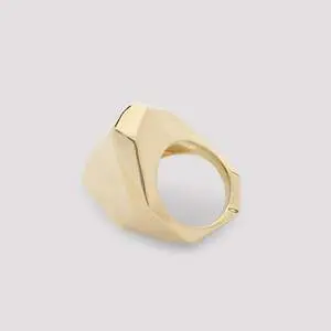 LANVIN Cubic Metal Ring - Silver