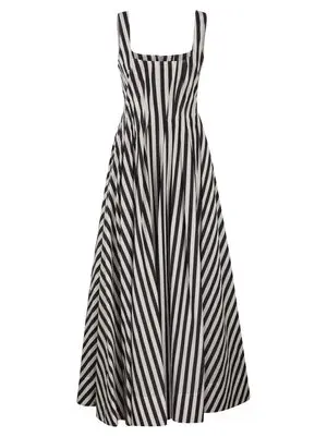 SPORTMAX Sportmax Striped Cotton Midi Dress