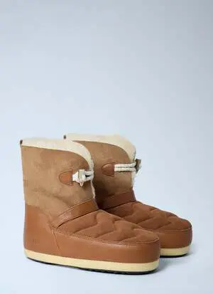 Moon Boot Mb Evx Igloo Suede And Leather Boots