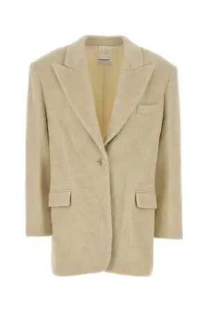 ANDAMANE The Andamane Sand Acrylic Blend Coat