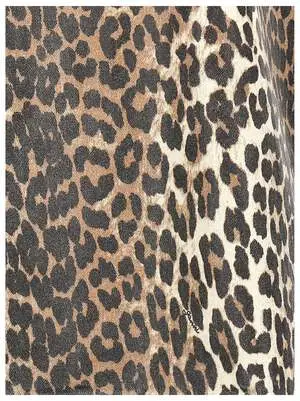 GANNI Leopard Print Mini Dress