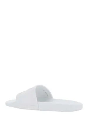 Valentino Garavani Rubber Embossed Logo Slide Sandals