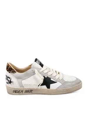 GOLDEN GOOSE Ball Star Leather Sneakers - White