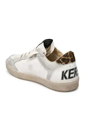 GOLDEN GOOSE Ball Star Leather Sneakers - White