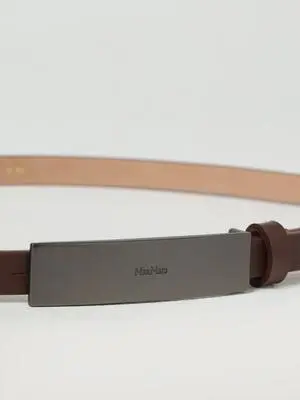 Max Mara Leather Belt - Brown