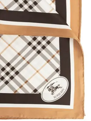 Burberry Check Wool Foulard