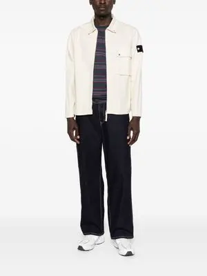 Stone Island Logo Cotton Jacket