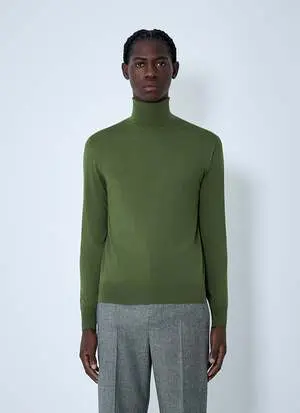 Saint Laurent Fine Knit Turtleneck Sweater - Multicolor