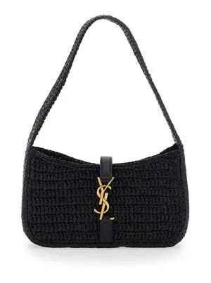 Saint Laurent SAINT LAURENT "le 5 A 7" Shoulder Bag In Raffia Multicolor