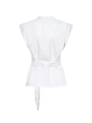 LEMAIRE Milk Bleached Denim Belted Chasuble
