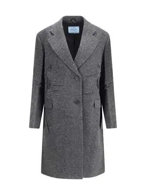 Prada Pleated Coats For Women