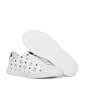 Mcm Printed Canvas Terrain Sneakers