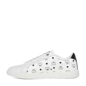 Mcm Printed Canvas Terrain Sneakers