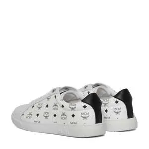 Mcm Printed Canvas Terrain Sneakers