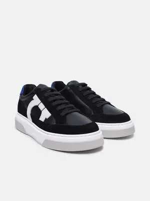 FERRAGAMO Cassina Leather Blend Sneakers