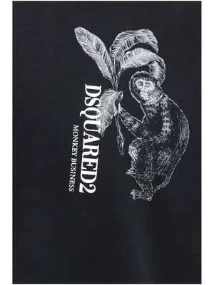 Dsquared2 Monkey Business T-shirt - Black
