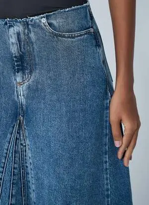 Our Legacy Rebel Denim Maxi Skirt