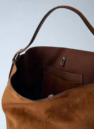 TOTEME Suede Belted Tote Bag
