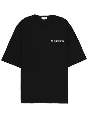 Alexander McQueen T-shirt With Logo - Black