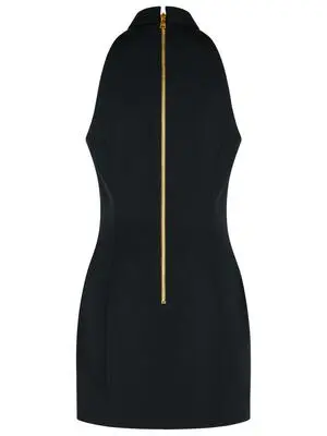 Balmain Virgin Wool Sleeveless Dress