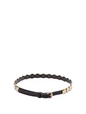 GOLDEN GOOSE Trinidad Thin Belt With Studs - Multicolor