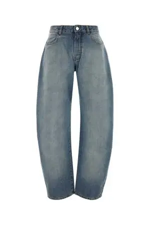 Alaïa Denim Wide-leg Jeans - Blue